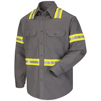 Cotton Nylon Flame Resistant Reflective Shirt